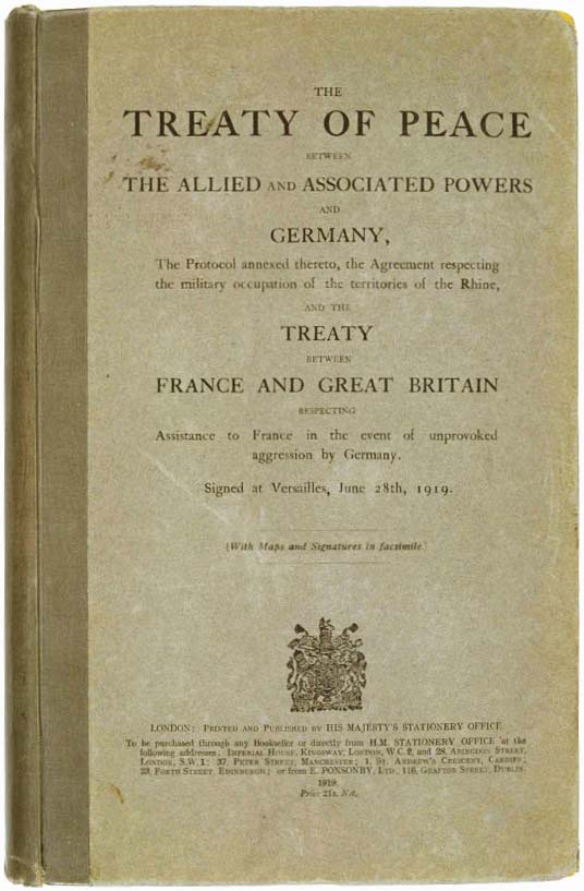 Treaty of Versailles (June 28, 1919) Summary & Facts
