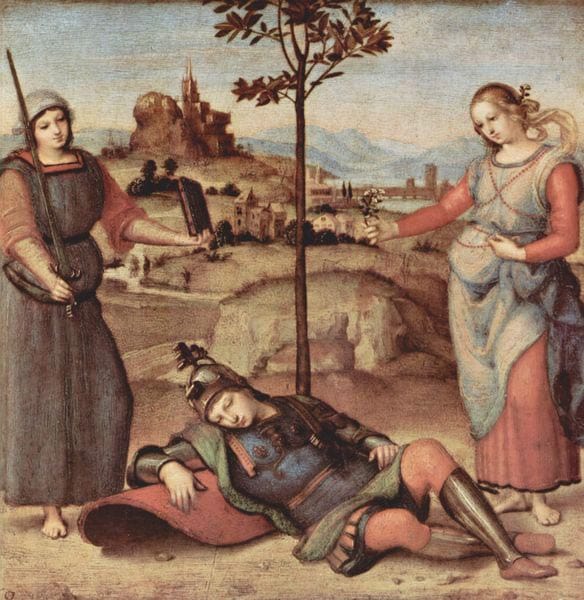 Vision of a Knight by Raphael – Facts & History of the Painting