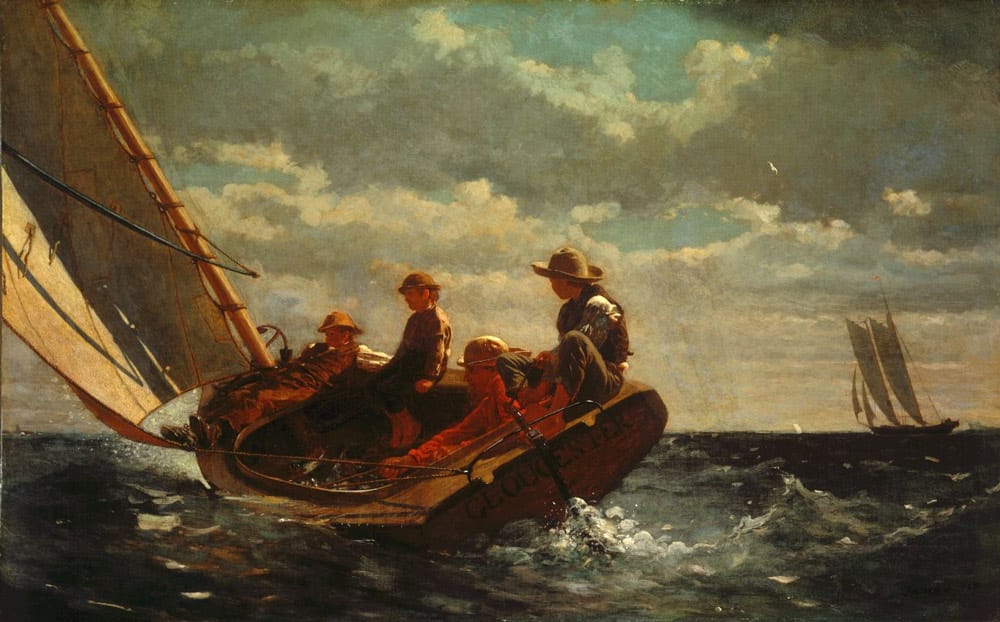 Breezing Up (A Fair Wind) by Winslow Homer Facts & History