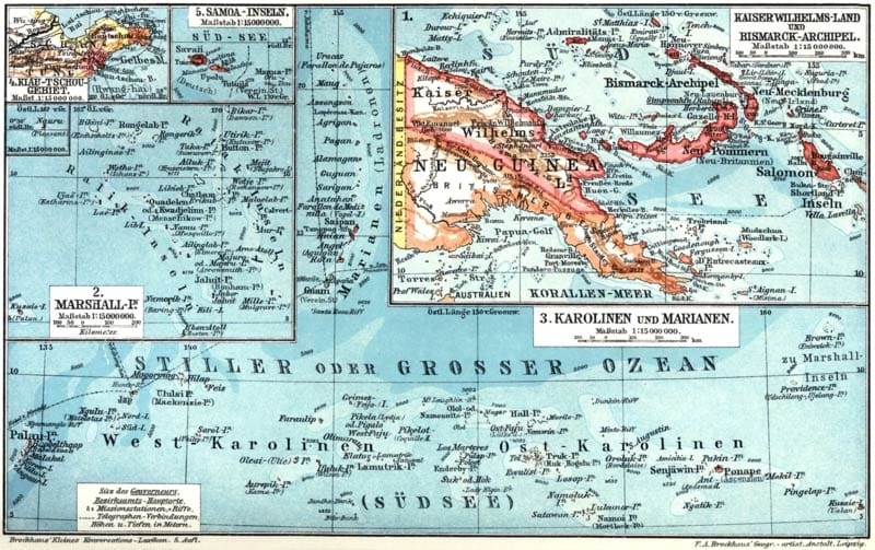 German New Guinea - Pacific Colony of Germany from 1884-1919